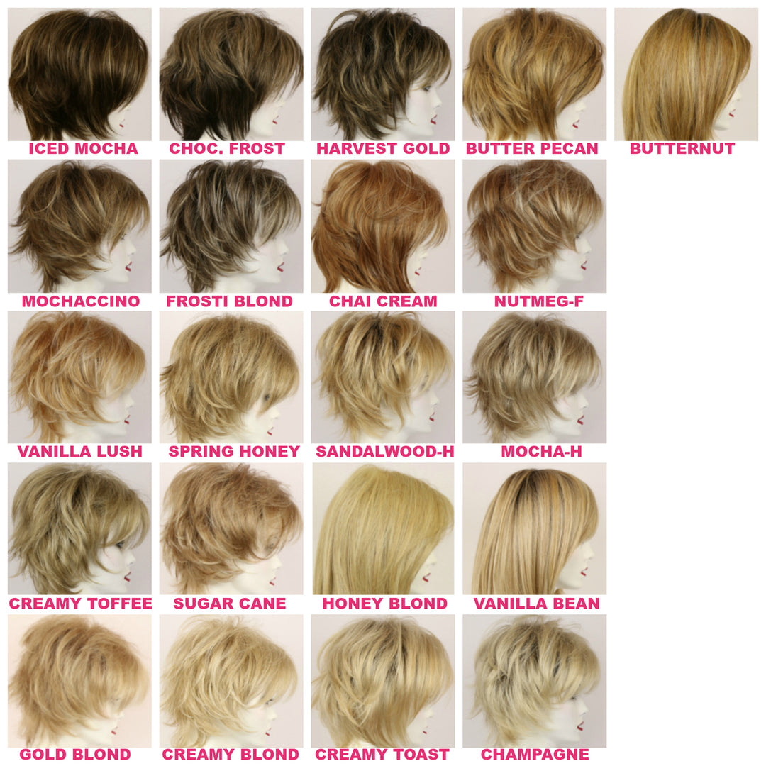 Color Swatches- Blond Colors – Godiva's Secret